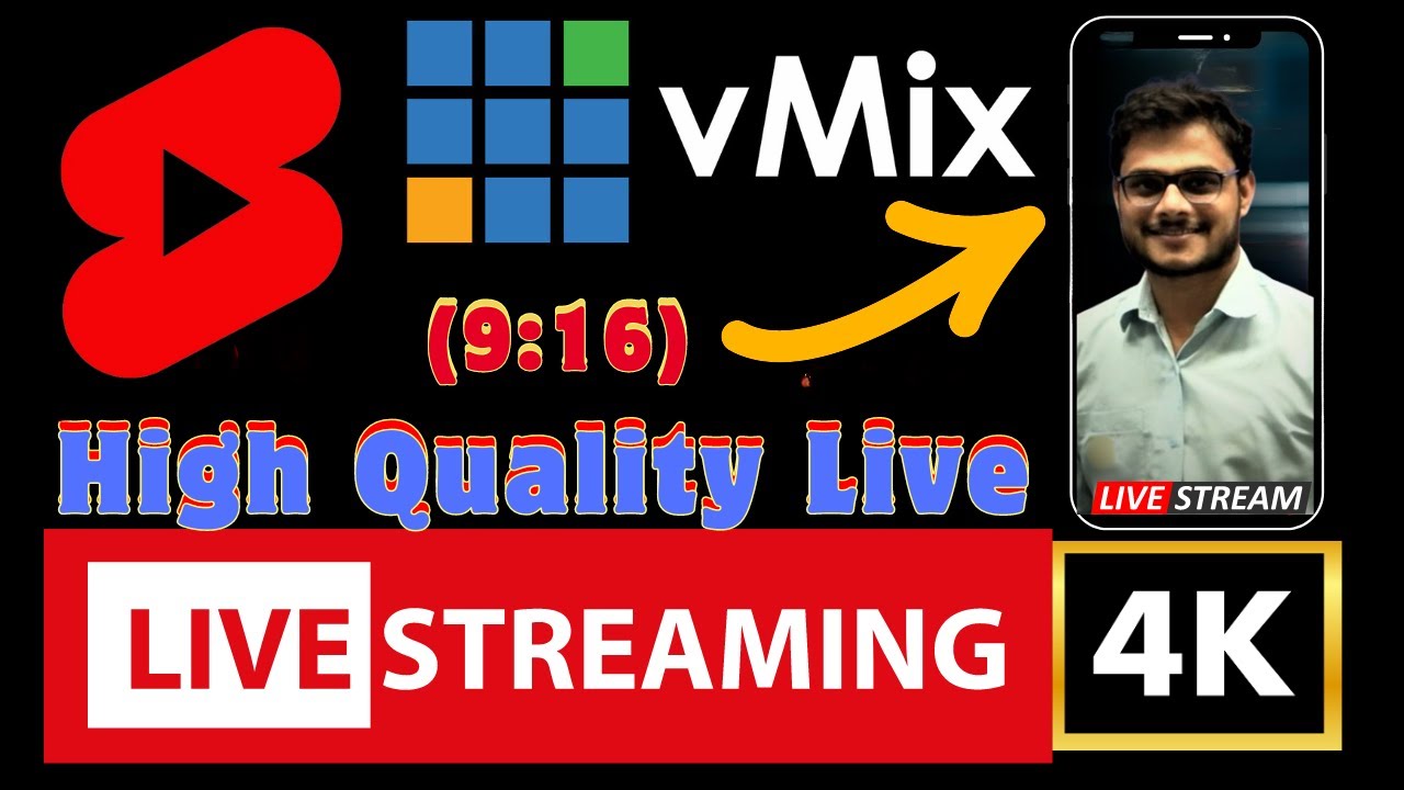 Short Live Streaming vMix | High Quality Live streaming vMix | Vertical ...