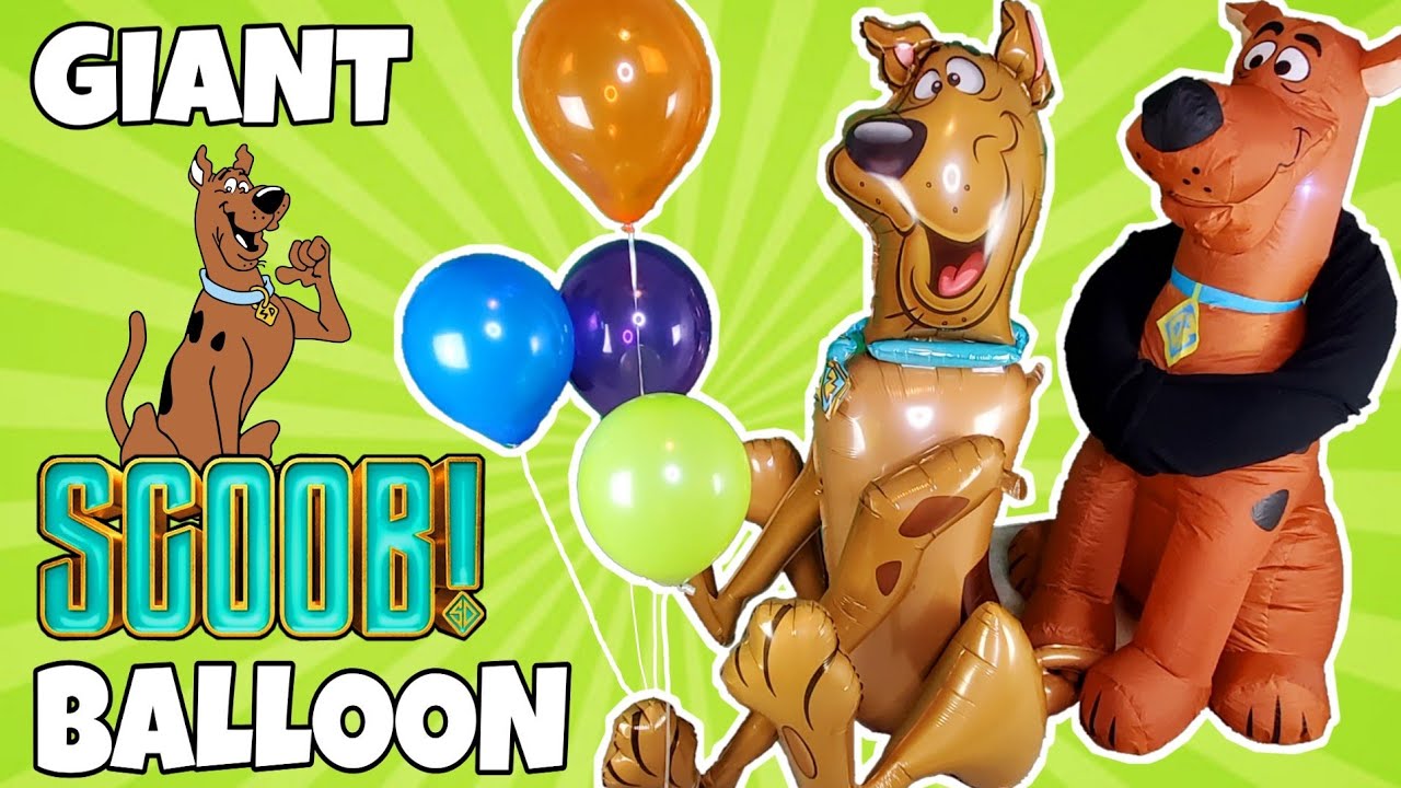 GIANT Scooby Doo Balloon! Airwalker Glider Inflation At Home! New Scoob ...