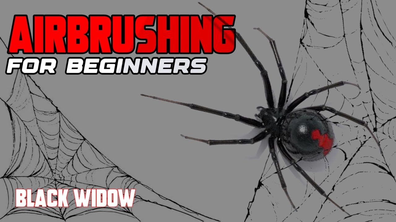 "Mastering the Art of Airbrushing: Bringing a Black Widow Spider to ...