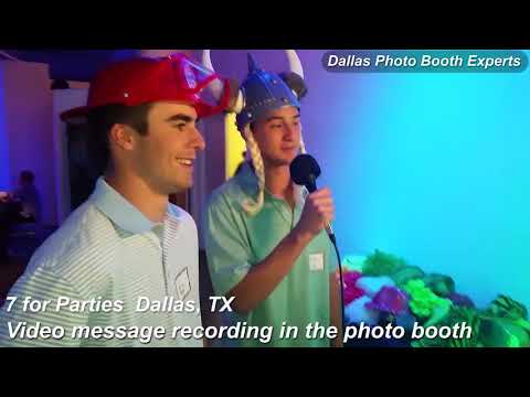 2018 Farewell Party Trend in Dallas TX. Video Booth from Dallas Photo Bopoth