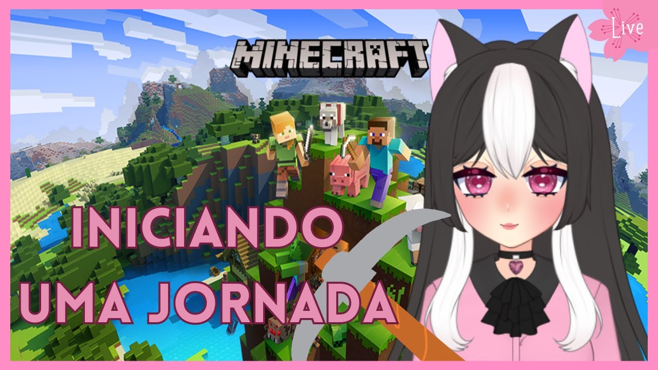 [VTUBER] INICIANDO MINECRAFT PELA PRIMEIRA VEZ | Live - YouTube