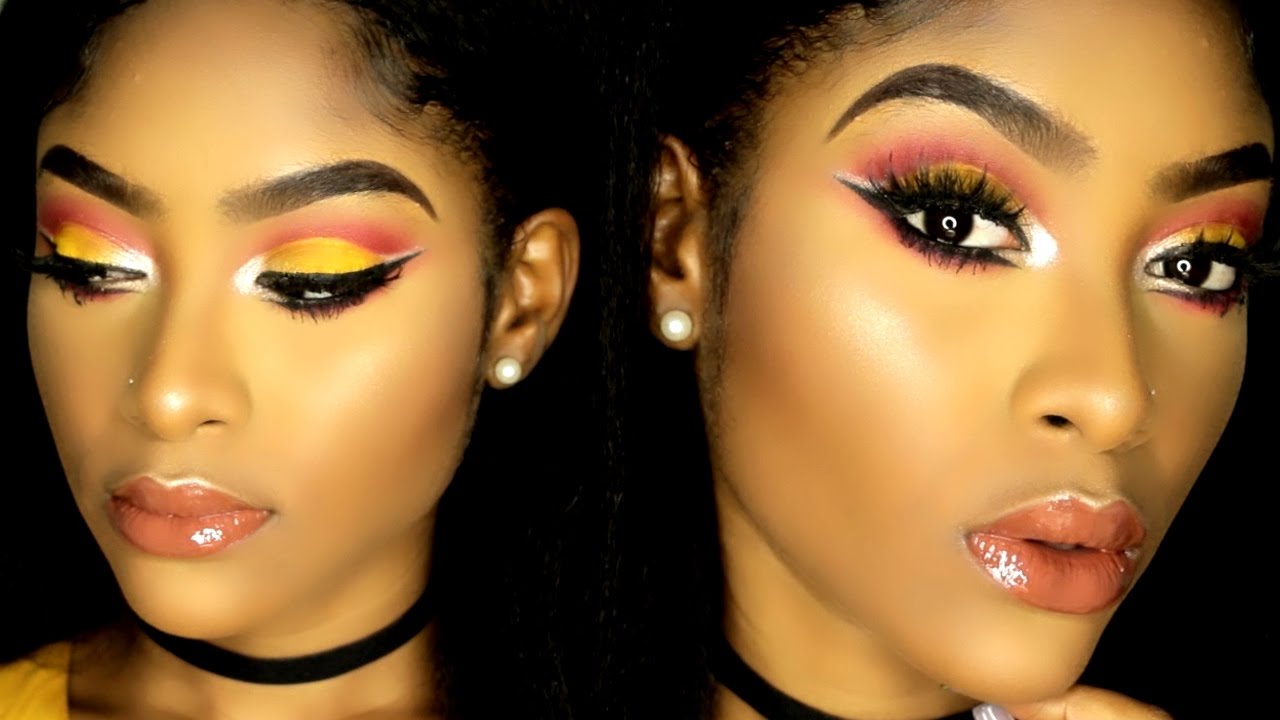 Vibrant Spring Makeup Tutorial | WOC | PETITE-SUE DIVINITII - YouTube