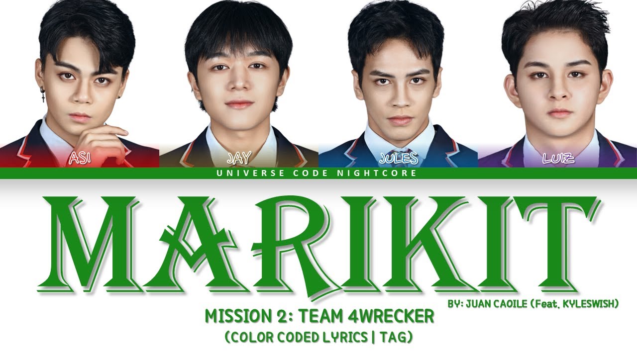 【DREAM MAKER】 TEAM 4WRECKER - 'MARIKIT' (Color Coded Lyrics) - YouTube