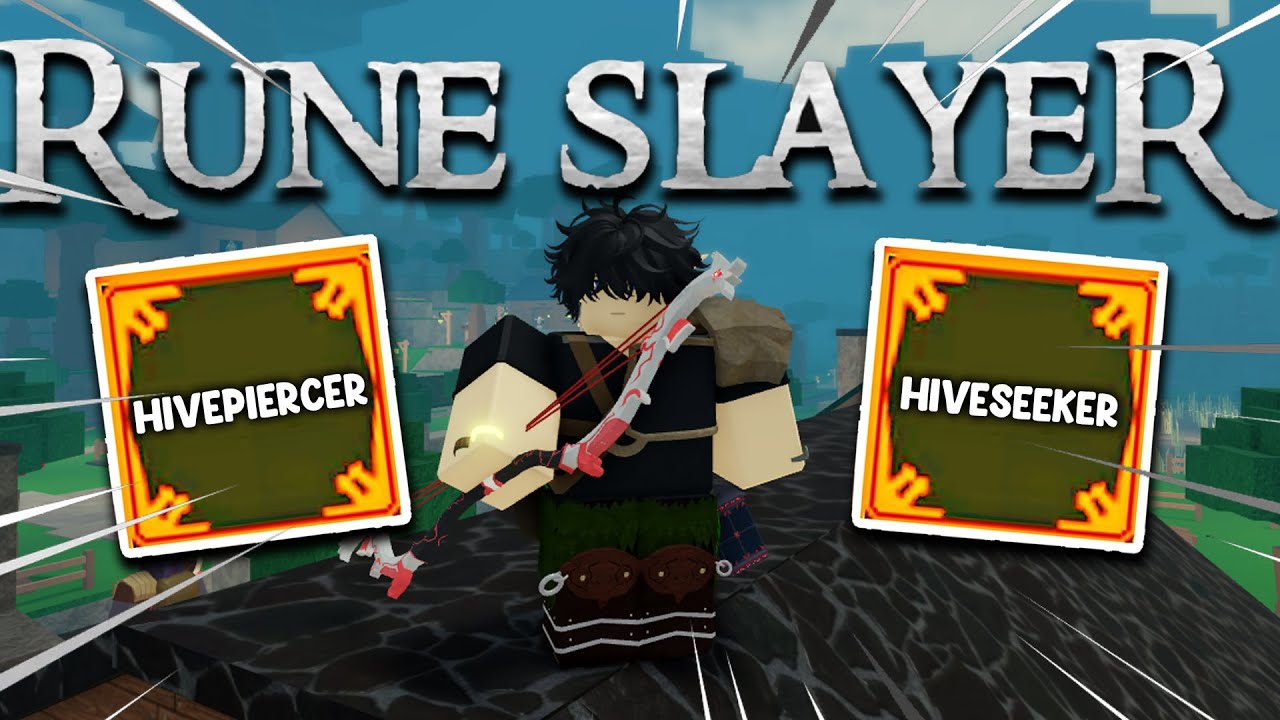 Rune Slayer New Wepons!! Archer-Chan is here (Also Trading) :) - YouTube