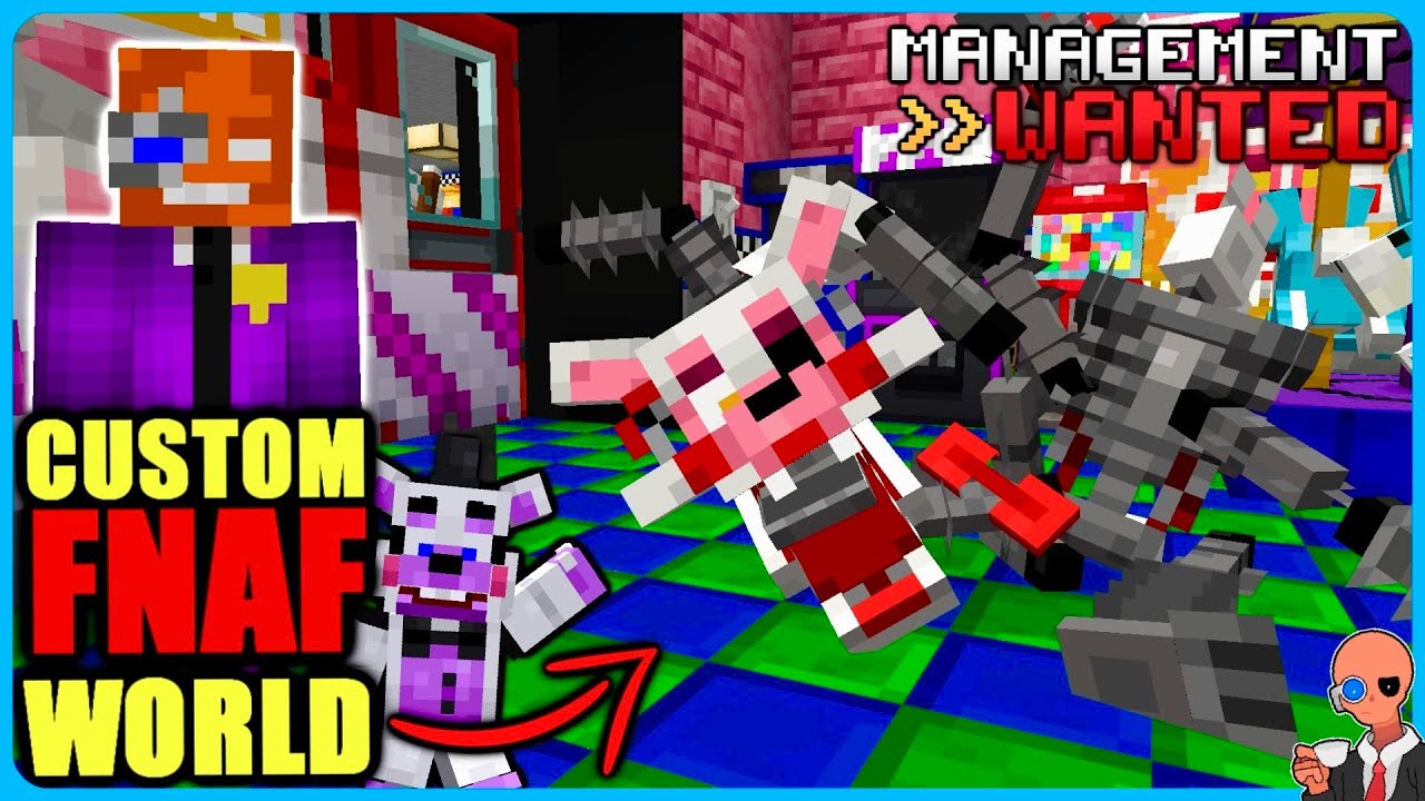 Building a stylized FNAF 2 location in Minecraft with mods - Part 2 ...