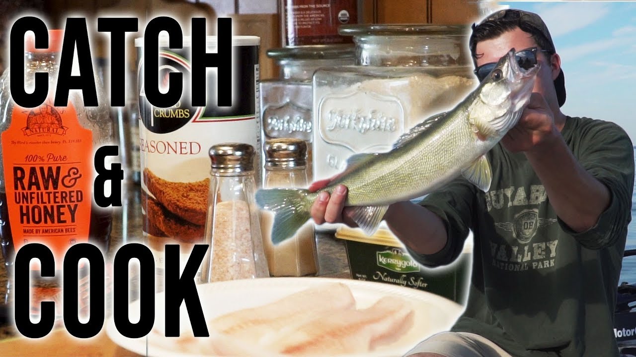 Walleye Catch and Cook! (Super Easy!) - YouTube