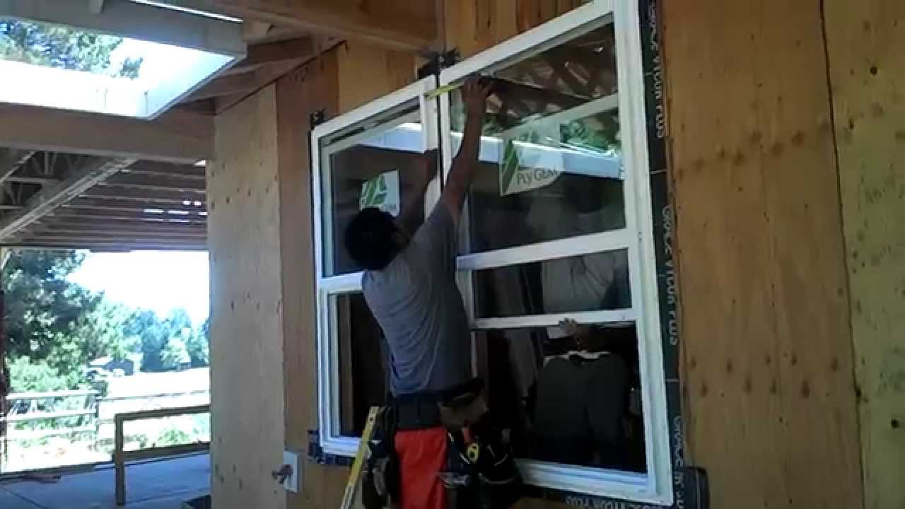 Windows going in - YouTube