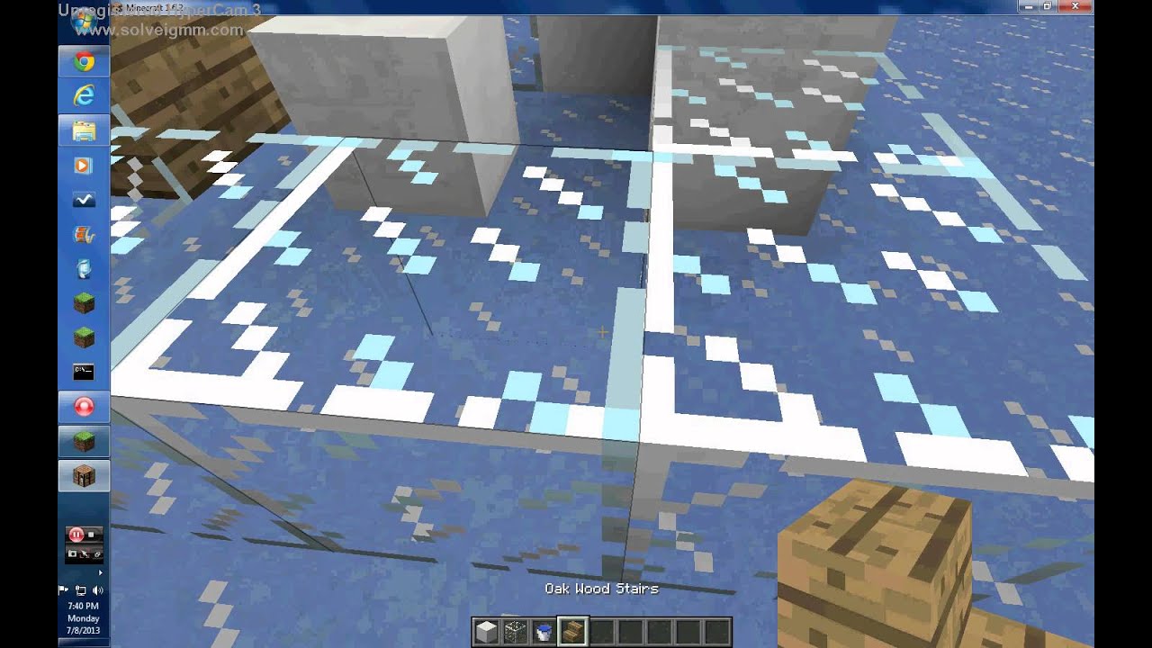 how to make an AFK pool in Minecraft - YouTube