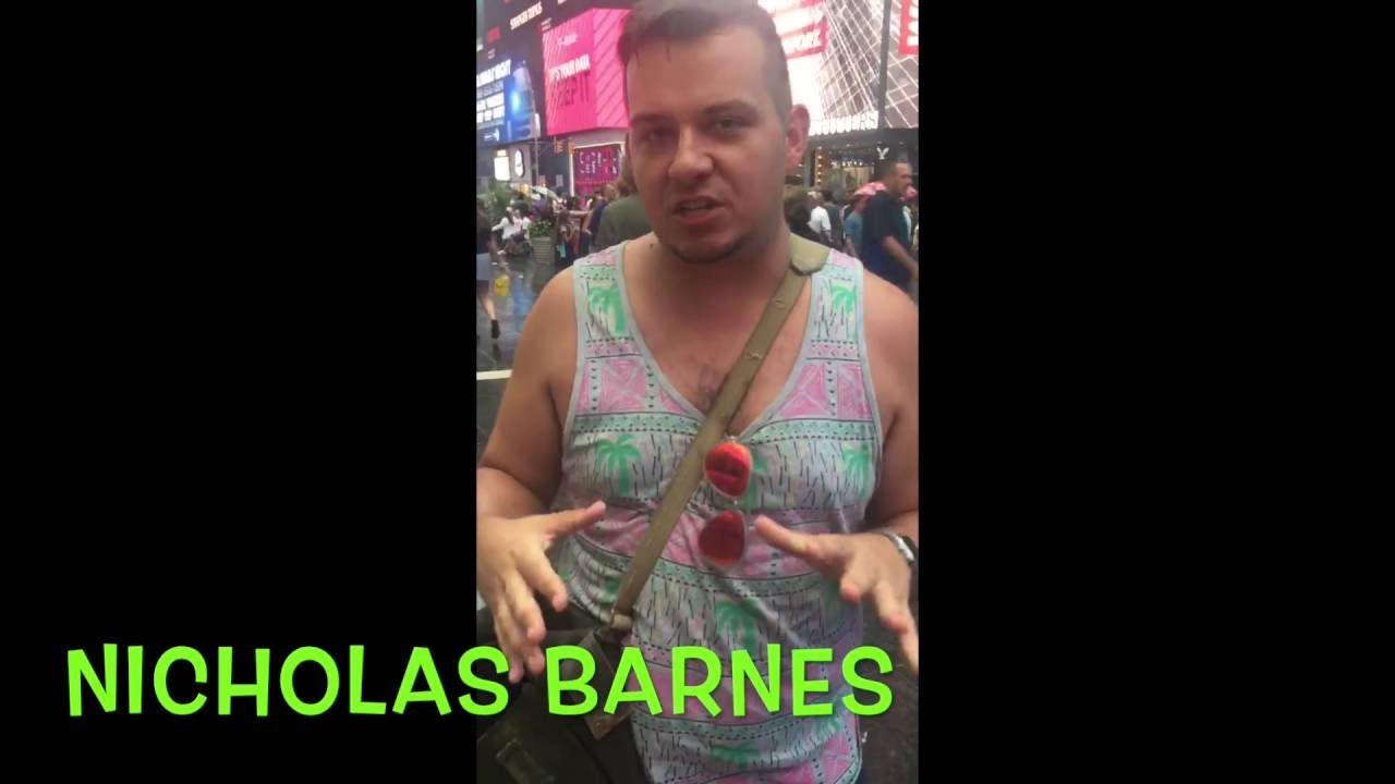 Actor Diaries - Nicholas Barnes - YouTube