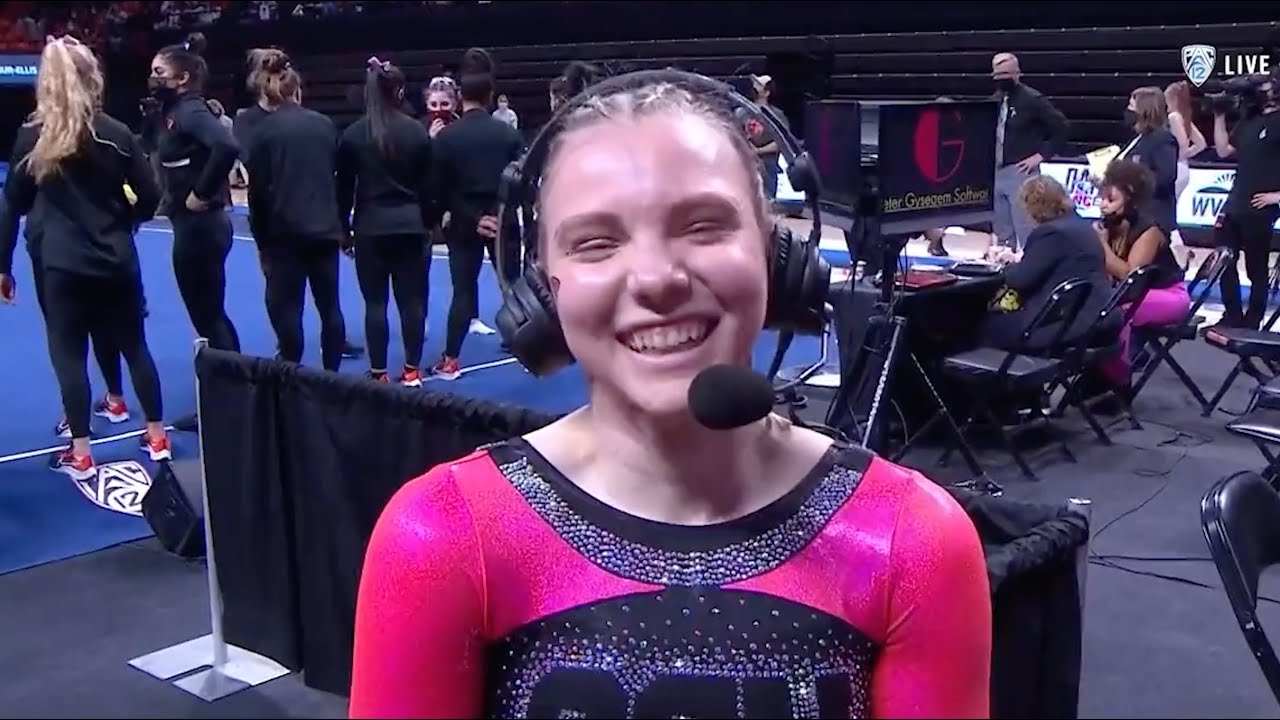 Jade Carey joins Pac-12 Networks after her first collegiate perfect 10 ...