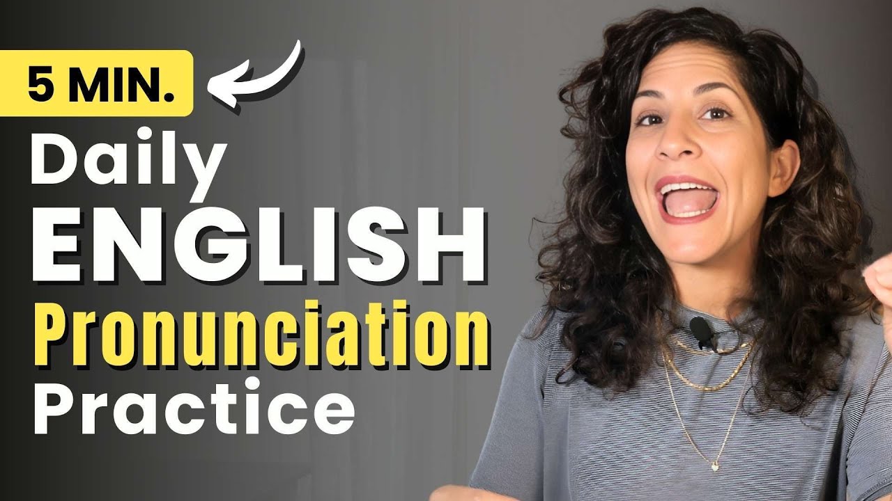 Pronunciation exercise for BUSY PEOPLE [5 minutes] - YouTube
