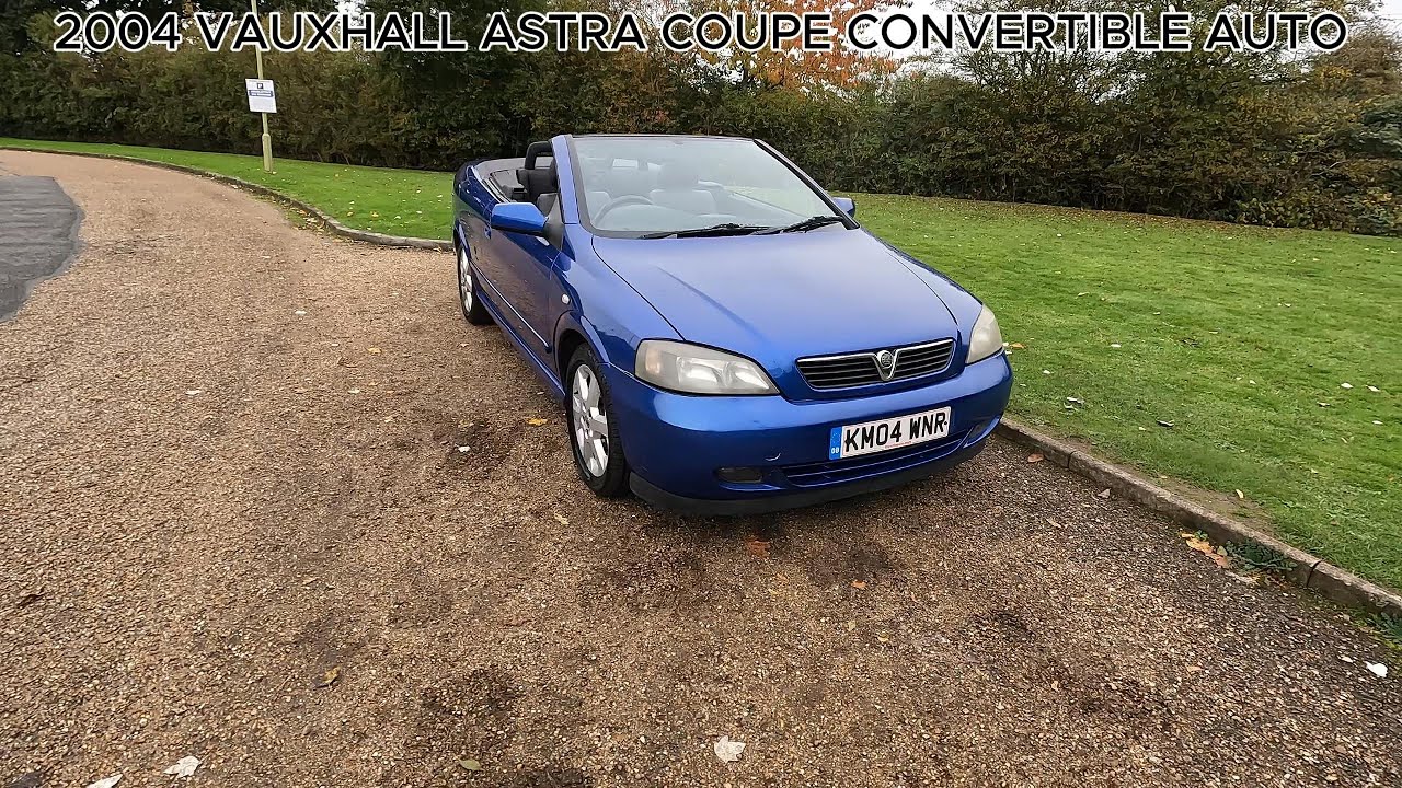 2004 VAUXHALL ASTRA COUPE CONVERTIBLE AUTO - YouTube