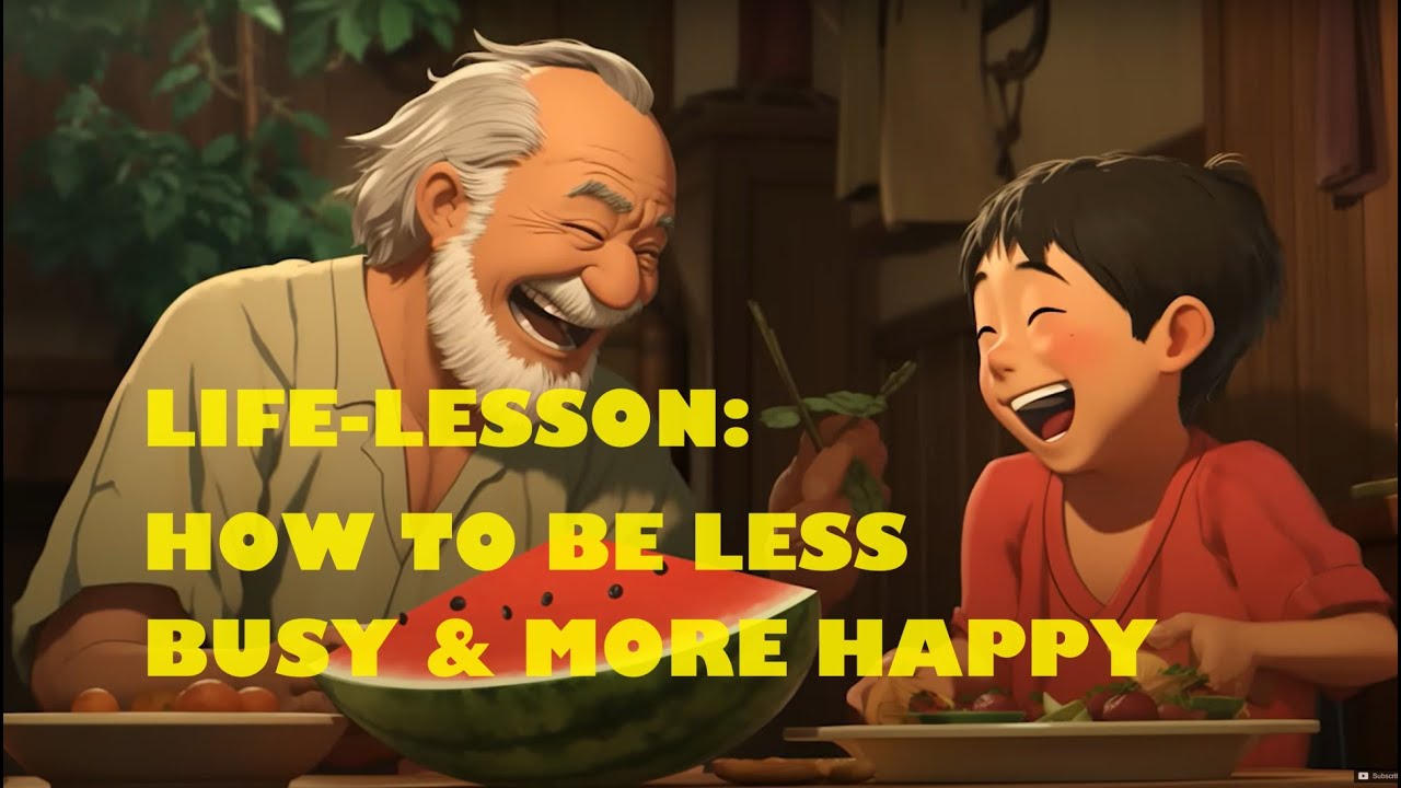 ️ ️ ️HOW TO BE LESS BUSY AND MORE HAPPY | IMPORTANT LIFE LESSON ️ ️ ️ # ...