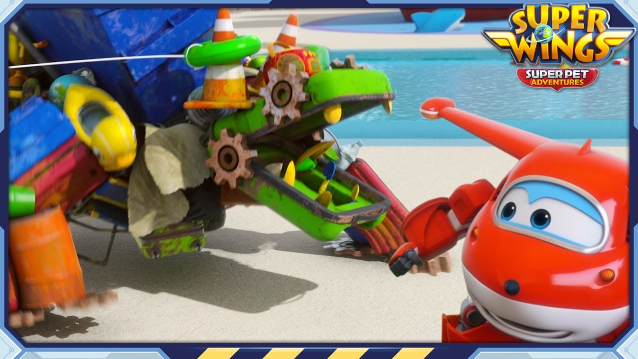 [SUPERWINGS7] Trash Monster Madness | Superwings Superpet Adventures ...