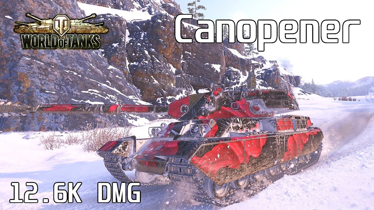 FV230 Canopener, 12.6K DMG 4 Kills, Mannerheim Line - World of Tanks ...