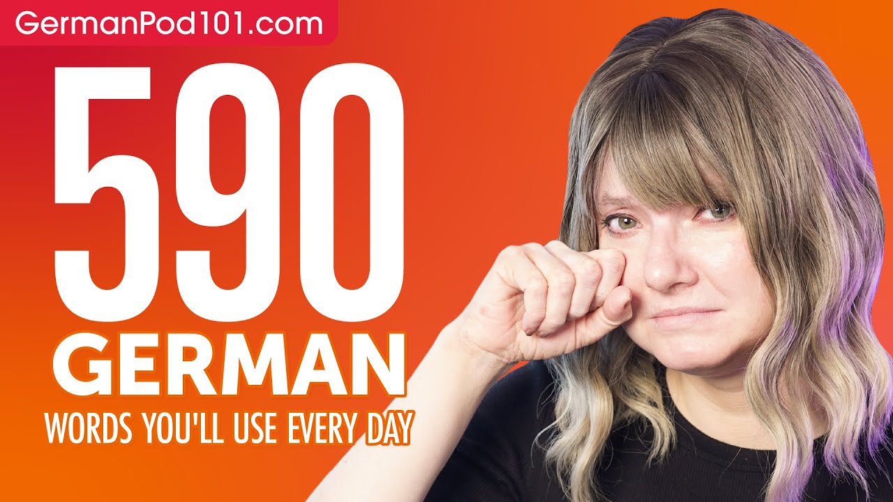 590 German Words You'll Use Every Day - Basic Vocabulary #99 - YouTube