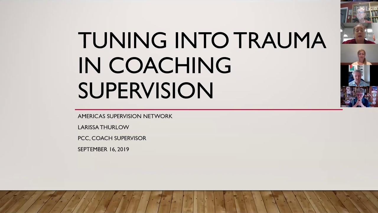 Turning into Trauma in Coaching Supervision - YouTube