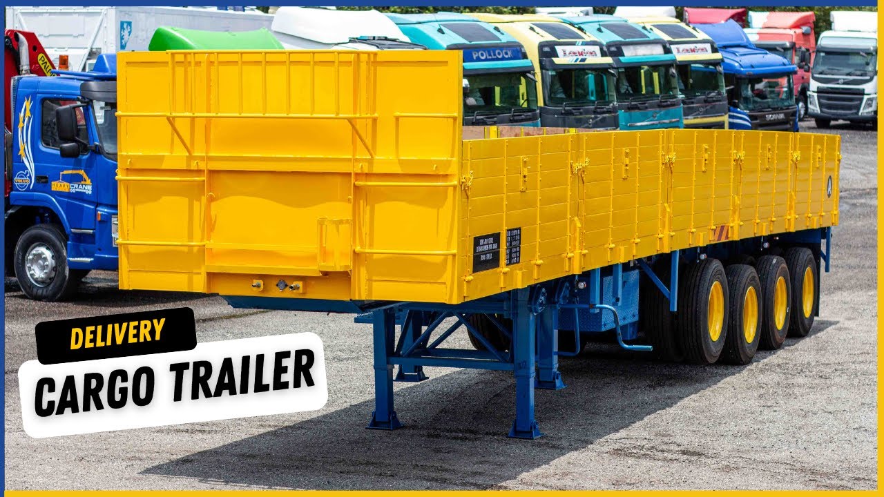MAMPU ANGKAT BARANG CONSTRUCTION? │ PENYERAHAN CARGO TRAILER - YouTube