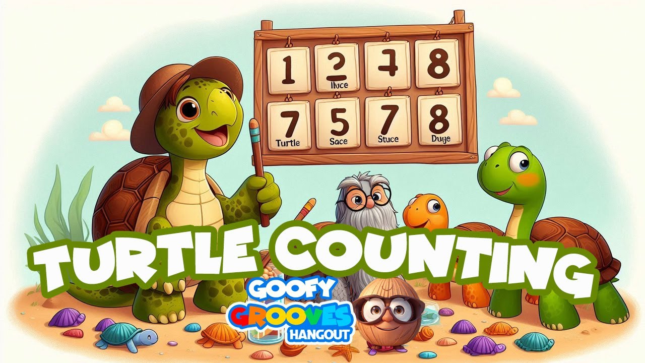 "Turtle Counting Nursery Rhyme | Fun Math for Toddlers 1-5 🎵" - YouTube