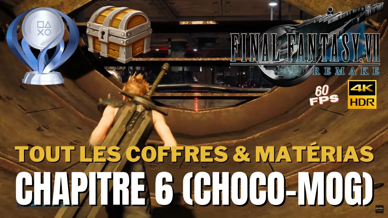 Final Fantasy VII Remake 100% - Objets 6 : Tout les Coffres du Chapitre ...