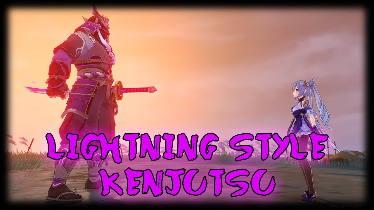 Keqing Teaches Inazuma Samurai The True Art of Lightning Style Kenjutsu ...