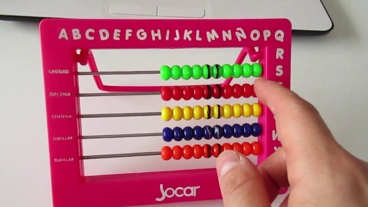 Uso del Ábaco Tradicional (Ábaco Base 10) Segunda Parte - YouTube