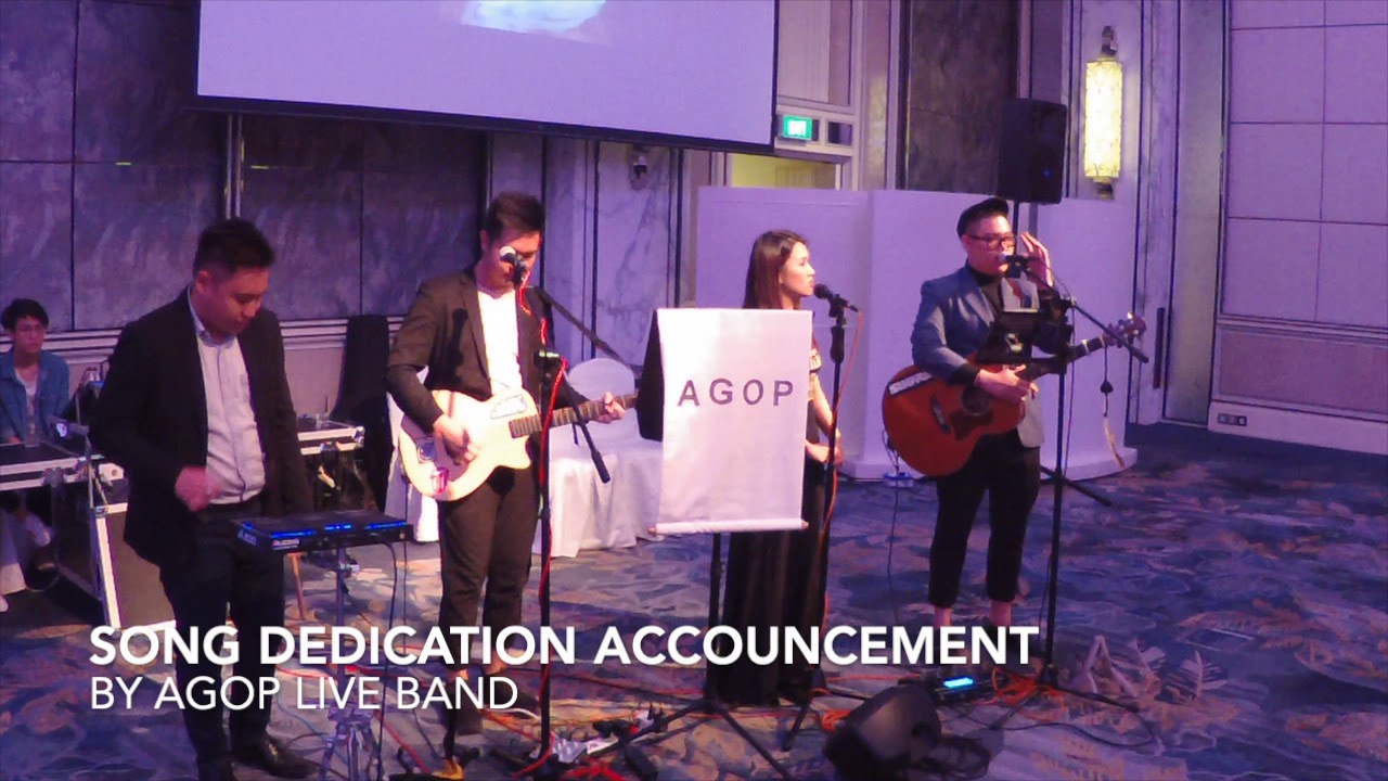 SONG DEDICATION ACCOUNCEMENT by AGOP - YouTube