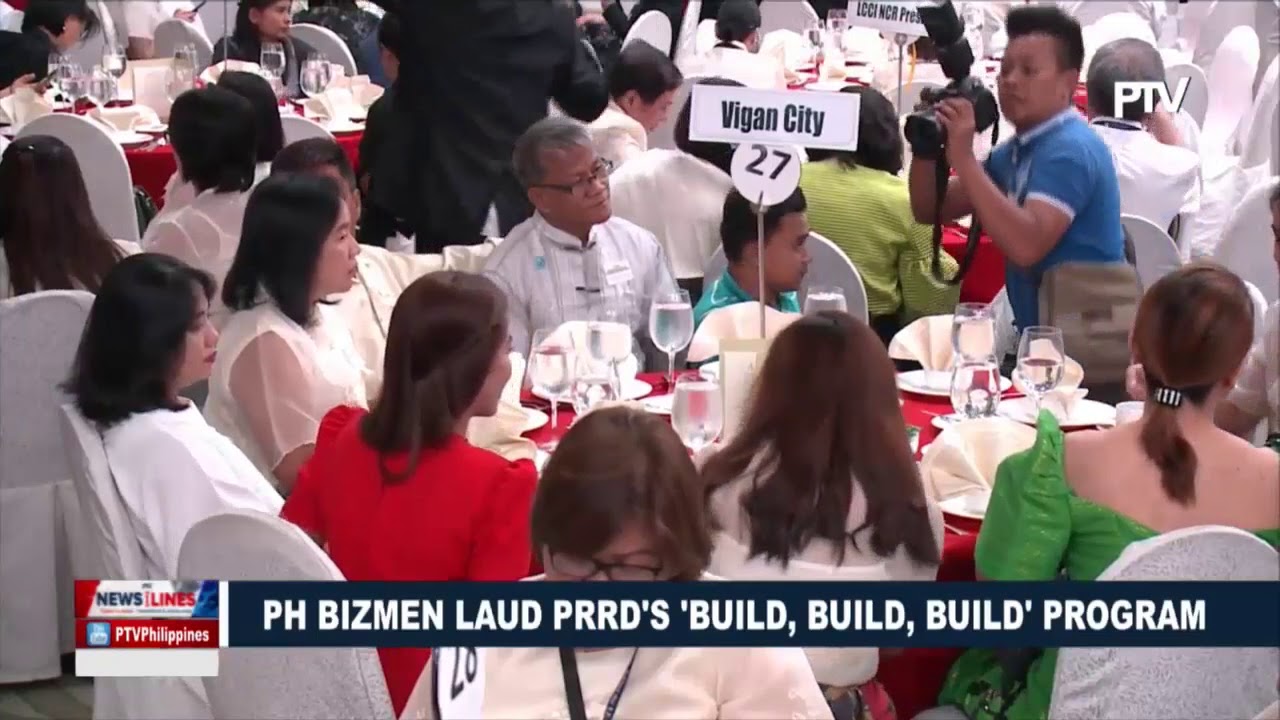 PH bizmen laud President Duterte's 'Build, Build, Build' program - YouTube