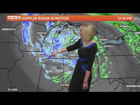 A busy radar Monday afternoon brings spring snowfall; temps to increase ...