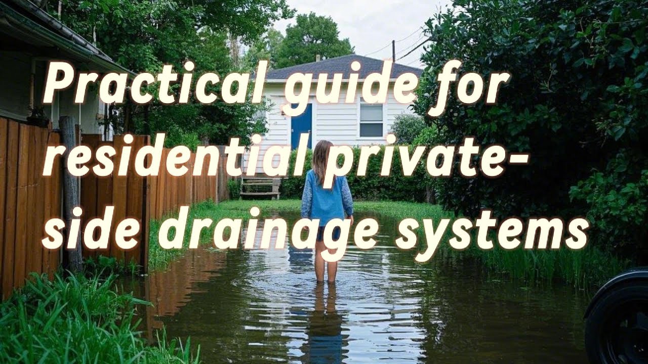 Practical guide for residential private-side drainage systems - YouTube