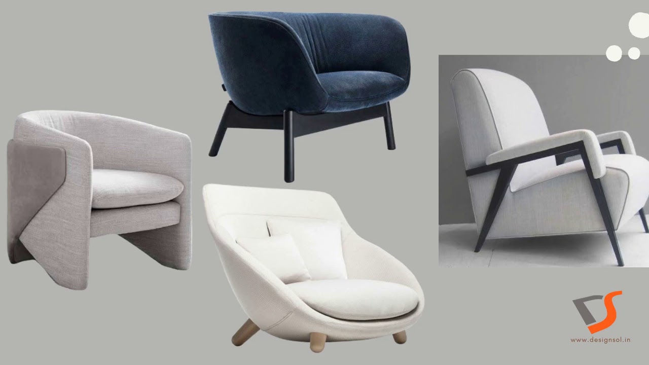 Single seater Sofa chairs - design solution - YouTube