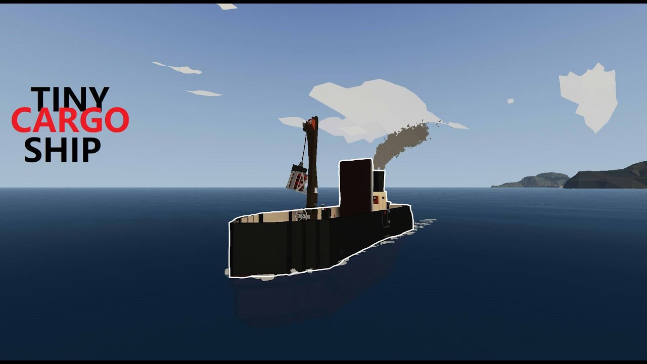 Stormworks: TINIEST CARGO SHIP EVER! - YouTube