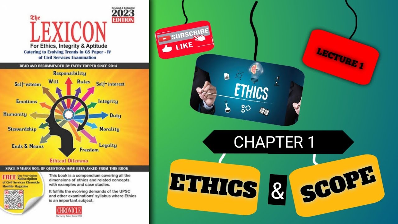 Lexicon Ethics Lecture | Ethics Lecture for UPSC | Lexicon Ethics ...