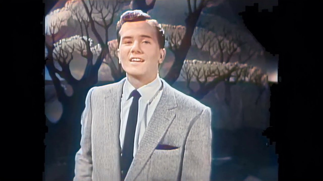 Pat Boone - April Love [Live] (1957) [A.I. enhanced & colorized] - YouTube