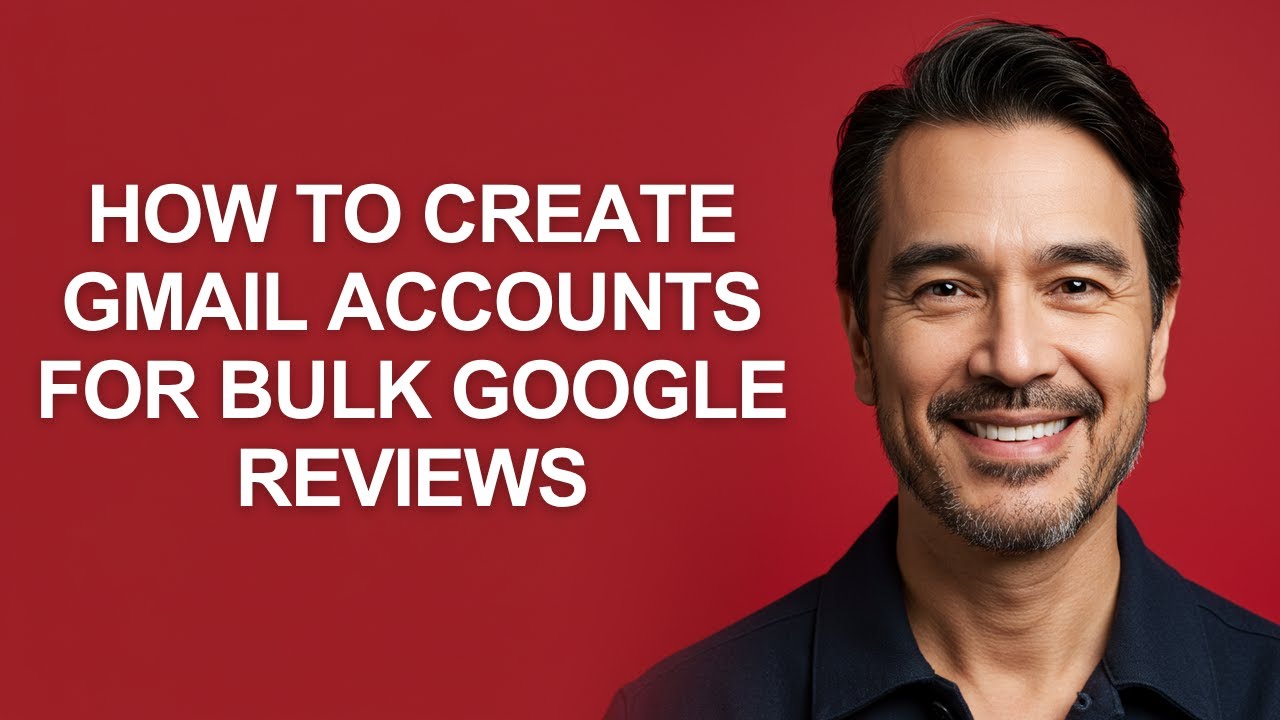 How to Create Gmail Accounts for Bulk Google Reviews - KevinHowTo - YouTube