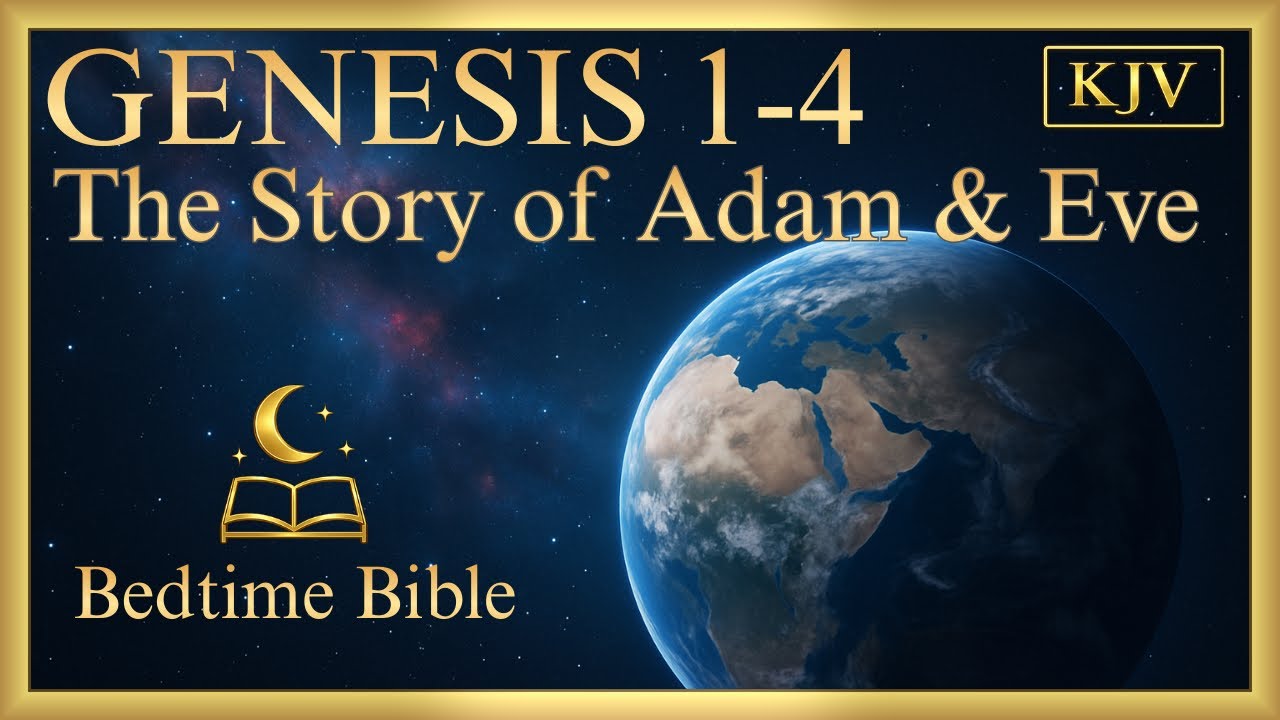 Genesis 1–4 (KJV) | The Story of Adam & Eve | Bible Reading for Sleep ...