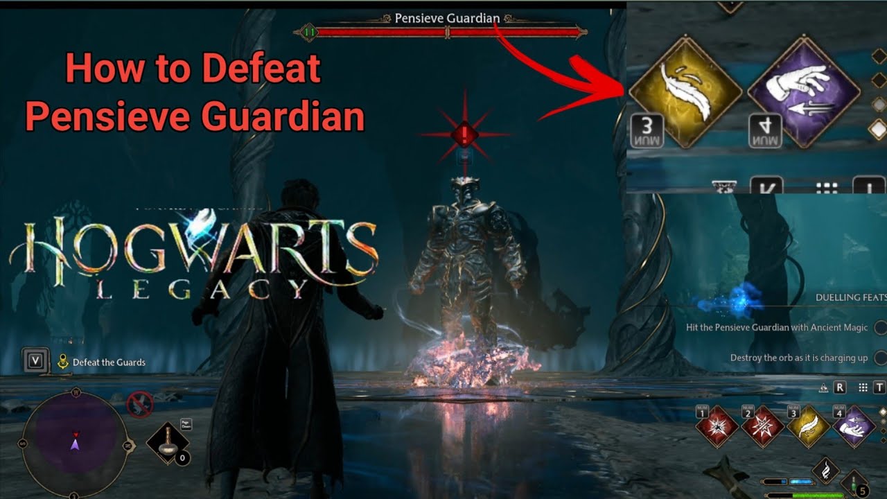 Defeat the Guard | How to Defeat Pensieve Guardian | Defeat Pensieve ...