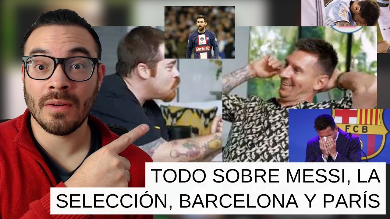 Reacción a MESSI a su MEJOR ENTREVISTA - YouTube