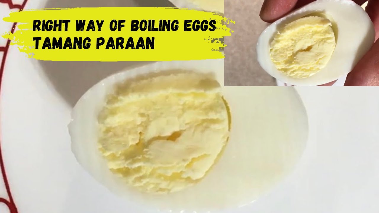 How To Boil Eggs | Perfect Hard-Boiled Eggs | Tamang Paglaga ng Itlog ...