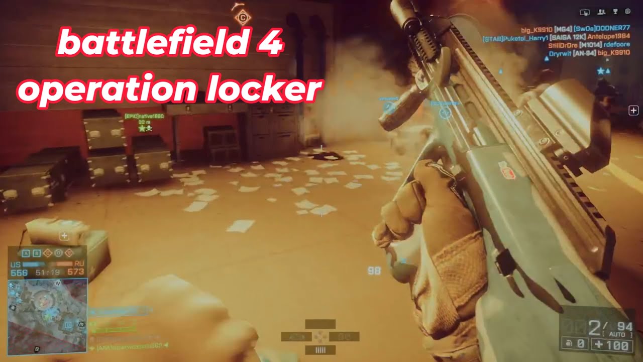 Revisiting Battlefield 4 operation locker 10+ mins of gameplay - YouTube