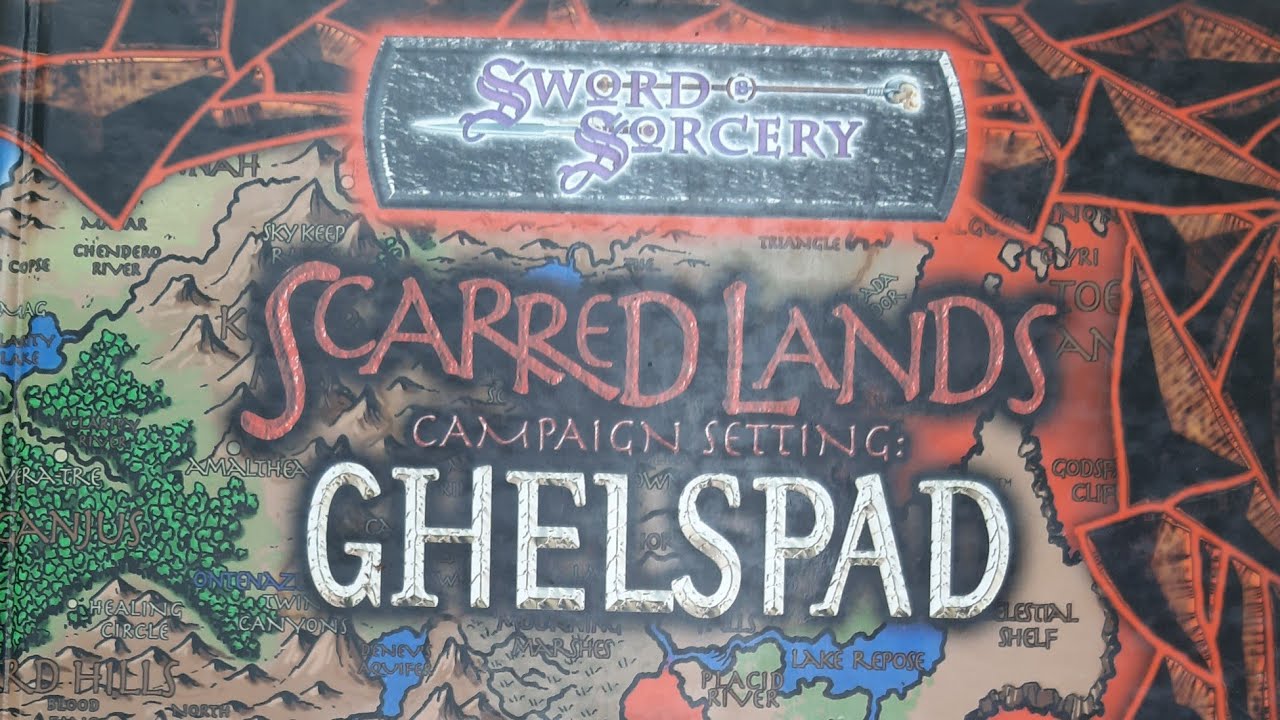 Scarred Lands Campaign Setting : Ghelspad For 3rd Edition Dungeons And ...