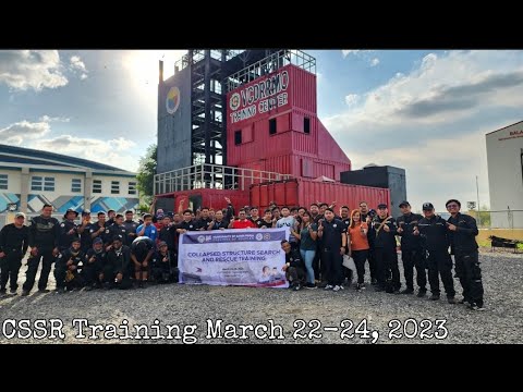 (CSSR) Collapsed Structure Search and Rescue Training at Valenzuela ...