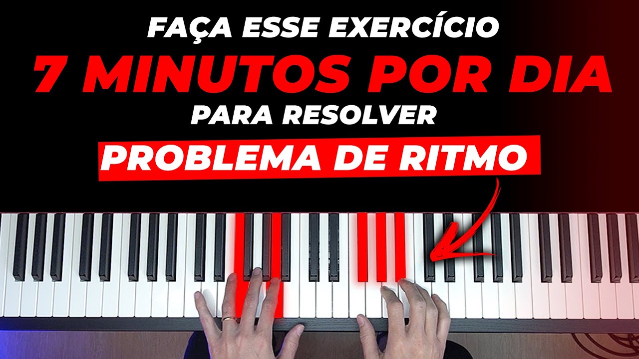 Faça esse exercício no teclado 7 minutos por dia para resolver problema ...