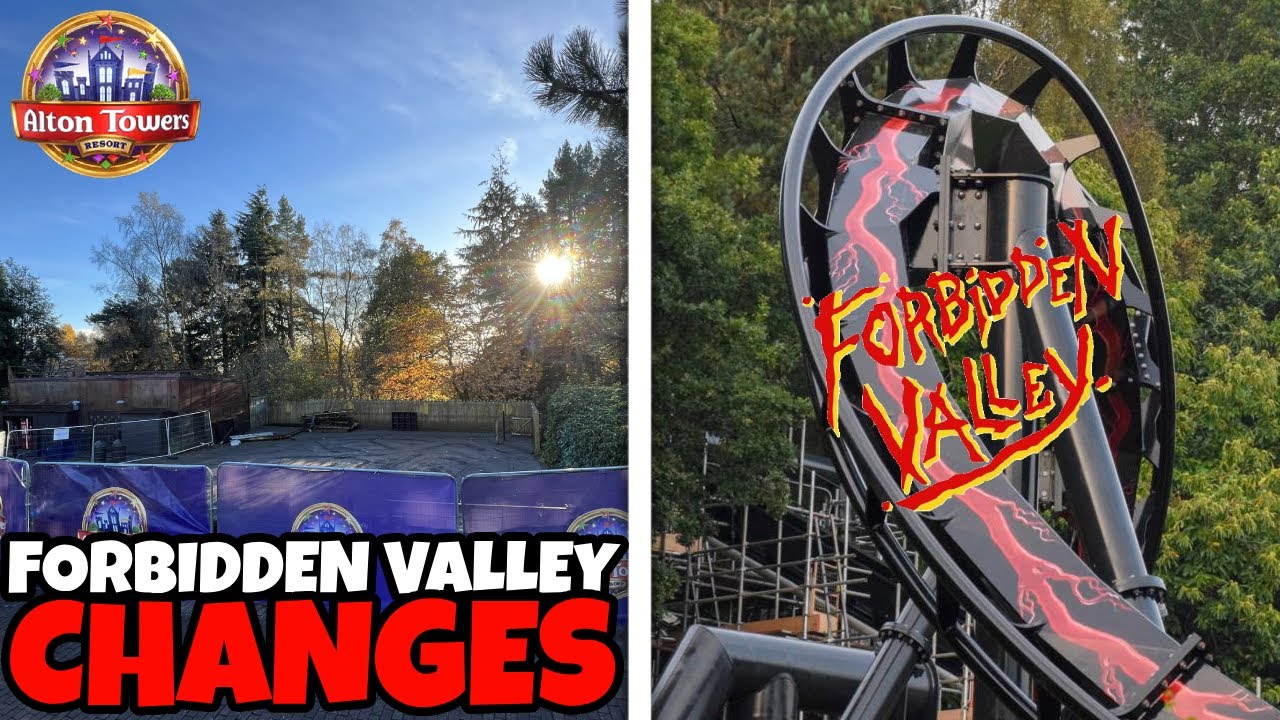 NEW CHANGES To Forbidden Valley!?... | Alton Towers November 2023 - YouTube