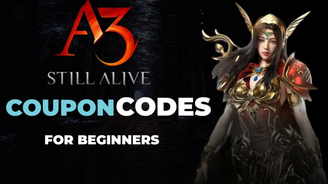 A3 Still Alive | Coupon Codes for Beginners - YouTube