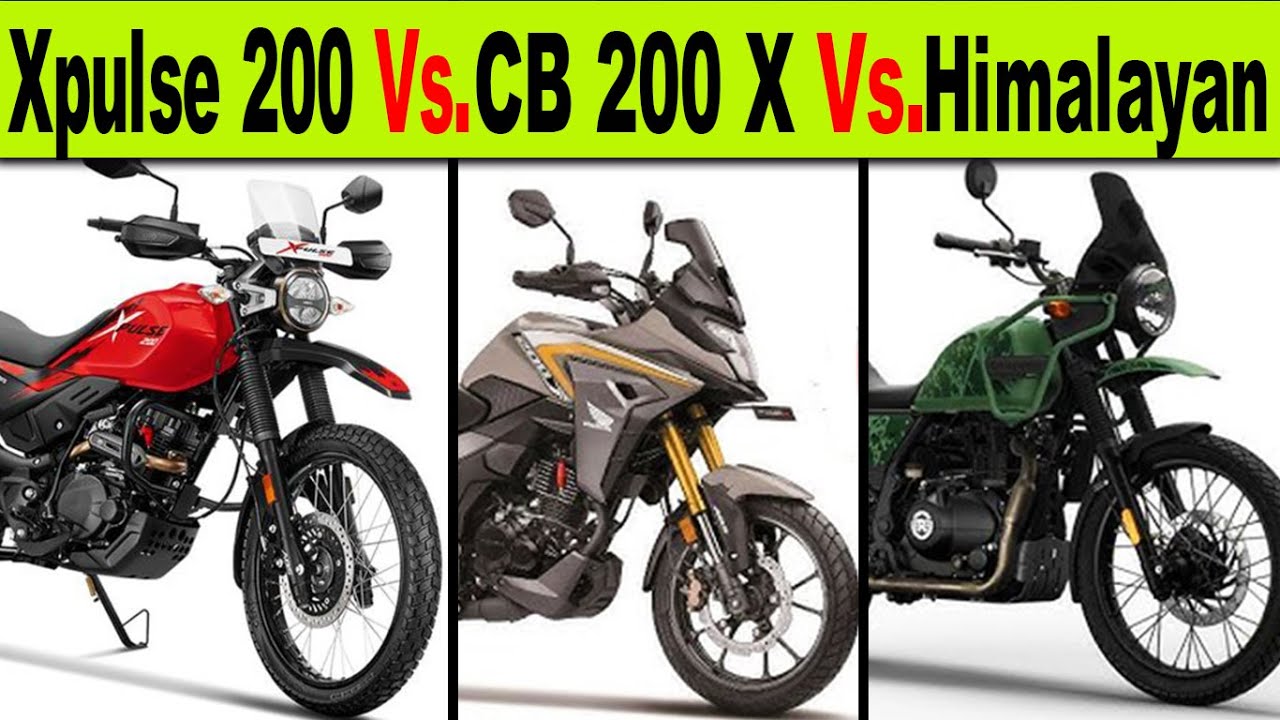 Hero XPULSE 200 vs Honda CB 200X vs Royal Enfeild HIMALAYAN |Comparison ...