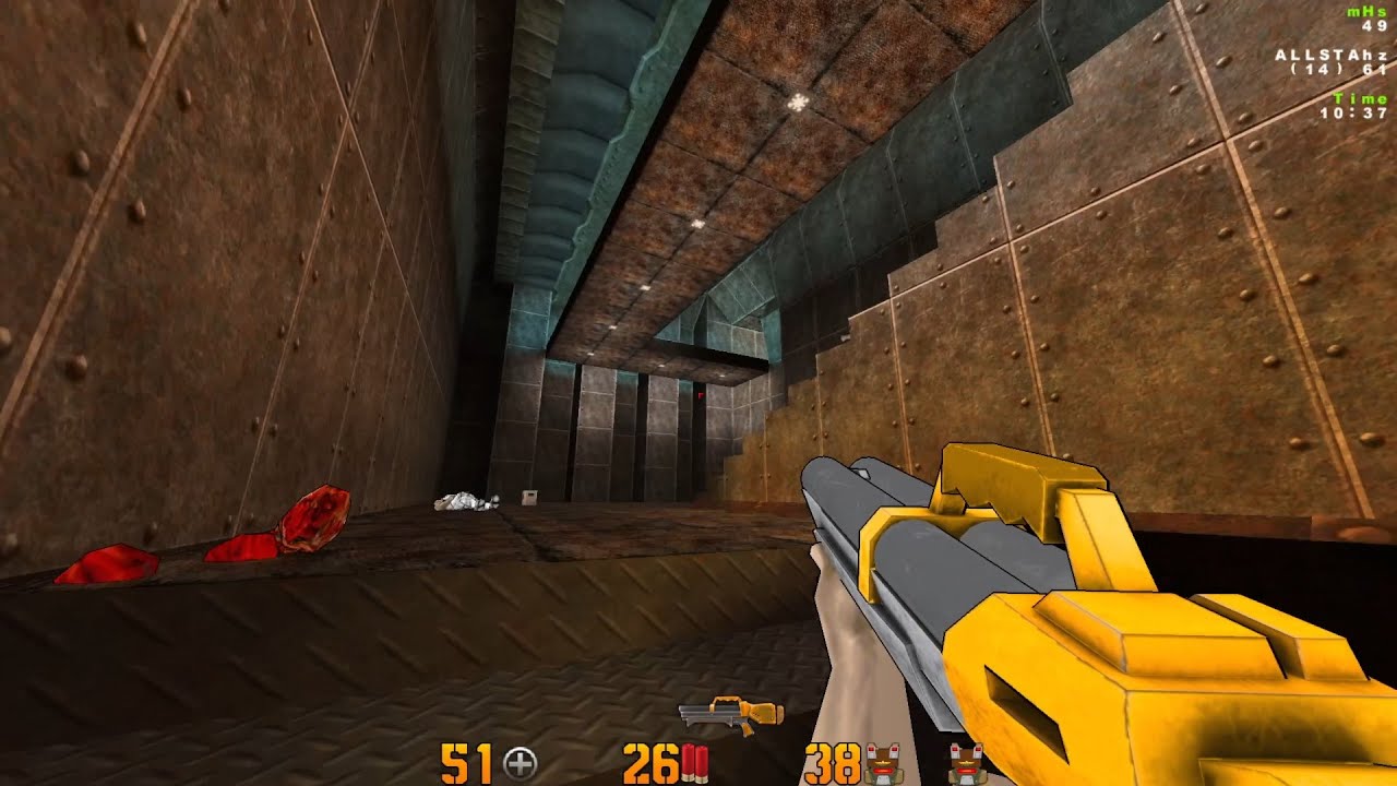 QUAKE 2 | All-Star Game 2005 | Map Q2DM8 | POV Scooby - YouTube