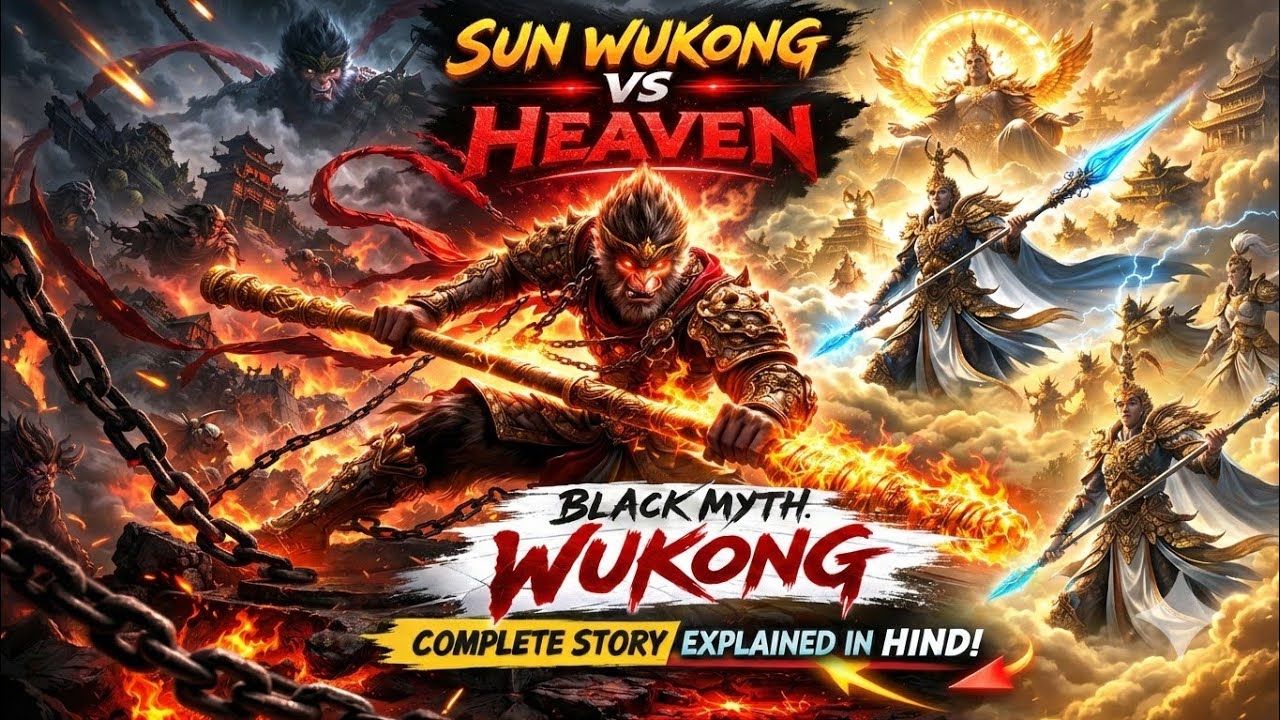Sun Wukong vs HeavenWukong Complete Story | Black Myth Wukong Complete ...