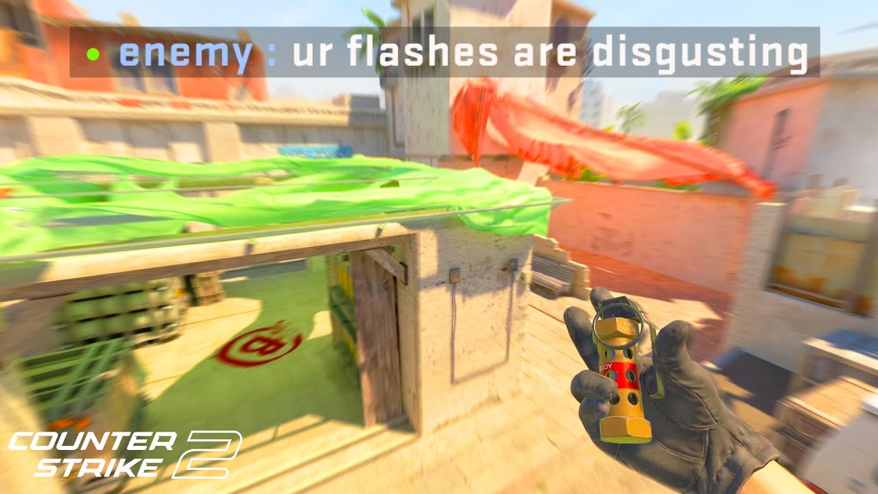 AGGRESSIVE Pop Flash Combo to ENTRY Mirage in CS2 - YouTube