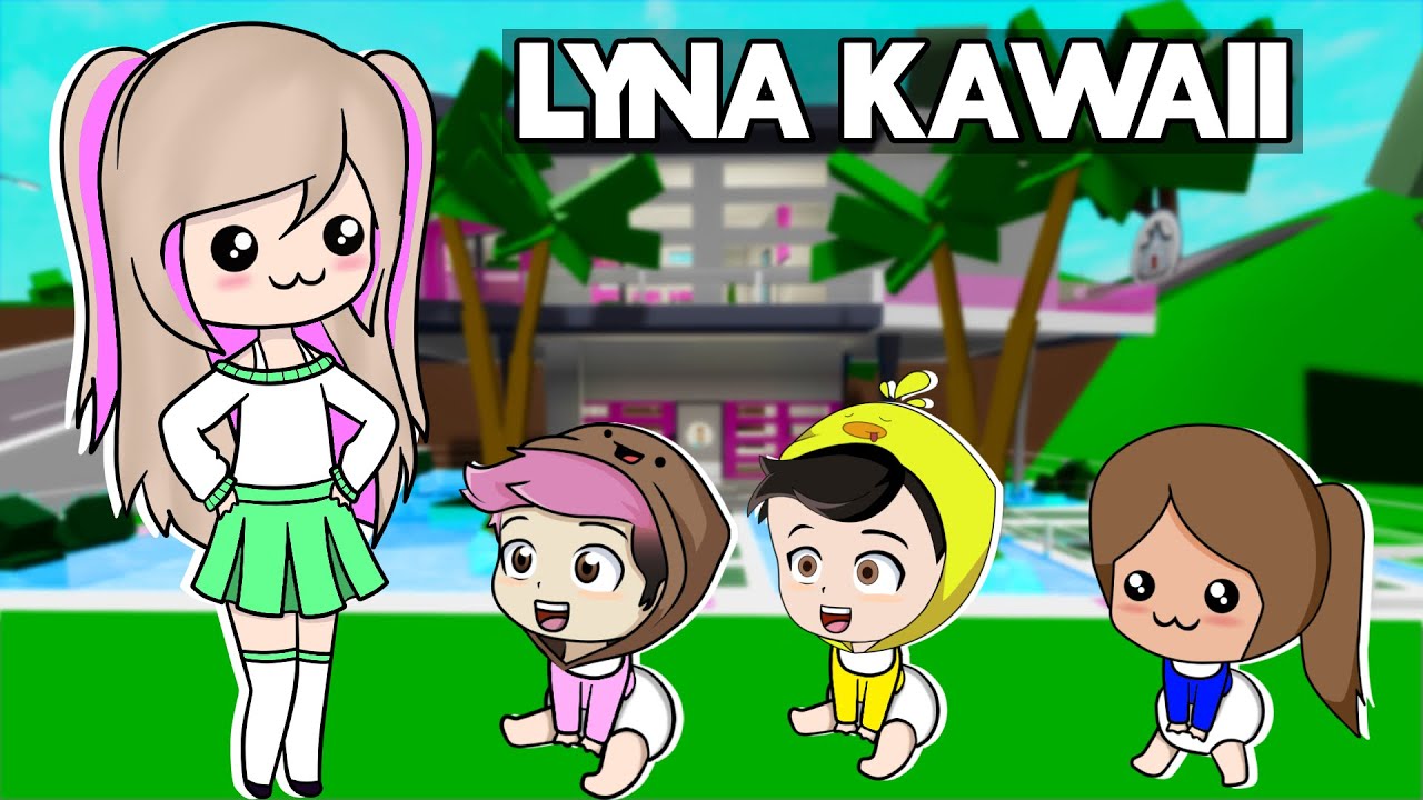 Lyna Kawaii Adopta al Team Anormal Bebé en Brookhaven Roblox - YouTube